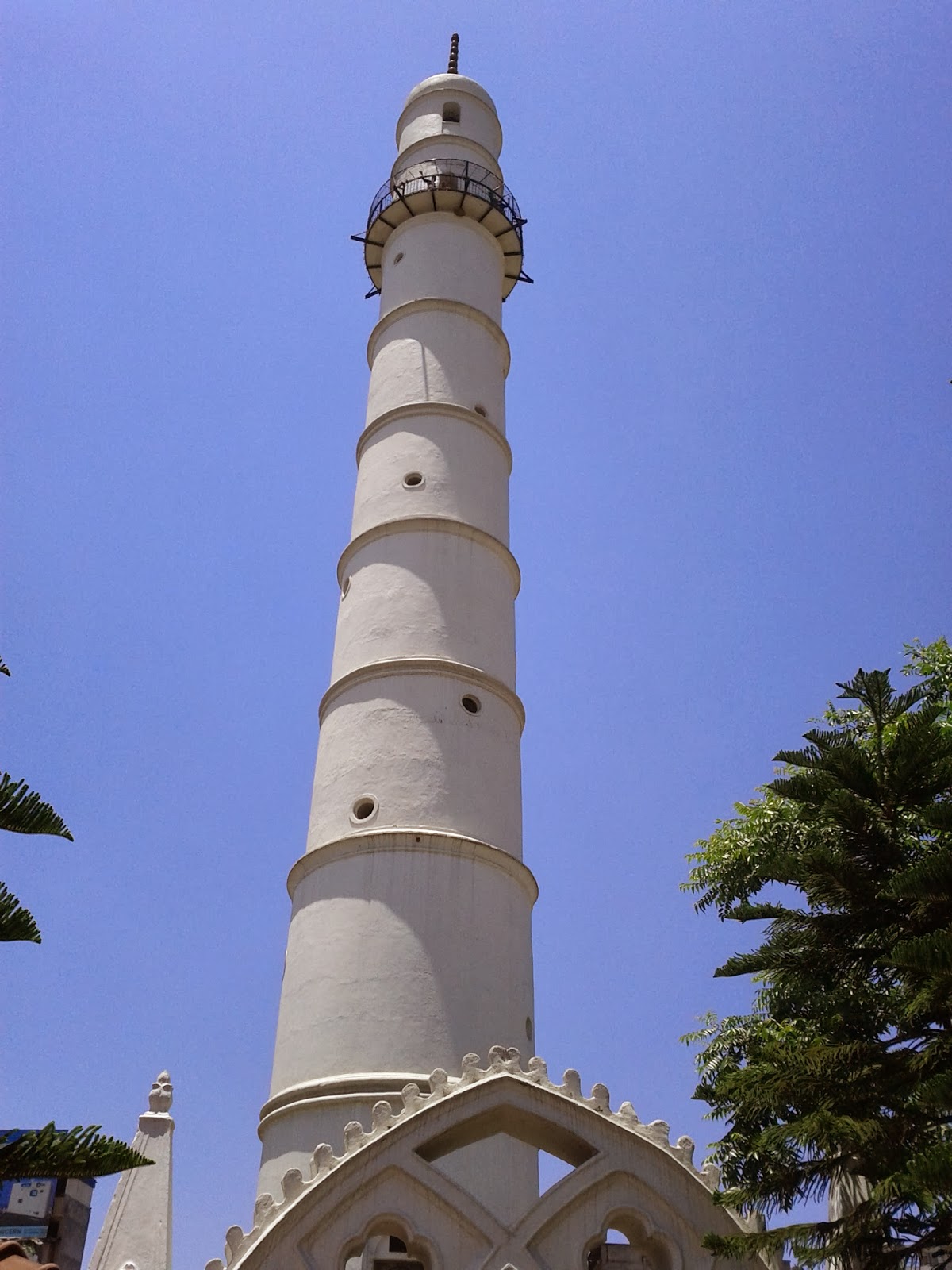 Dharara collapses Nepal Earthquake disaster 2015