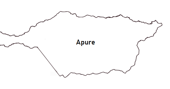 Blog de Biologia: Mapa del Estado Apure (Venezuela) para colorear