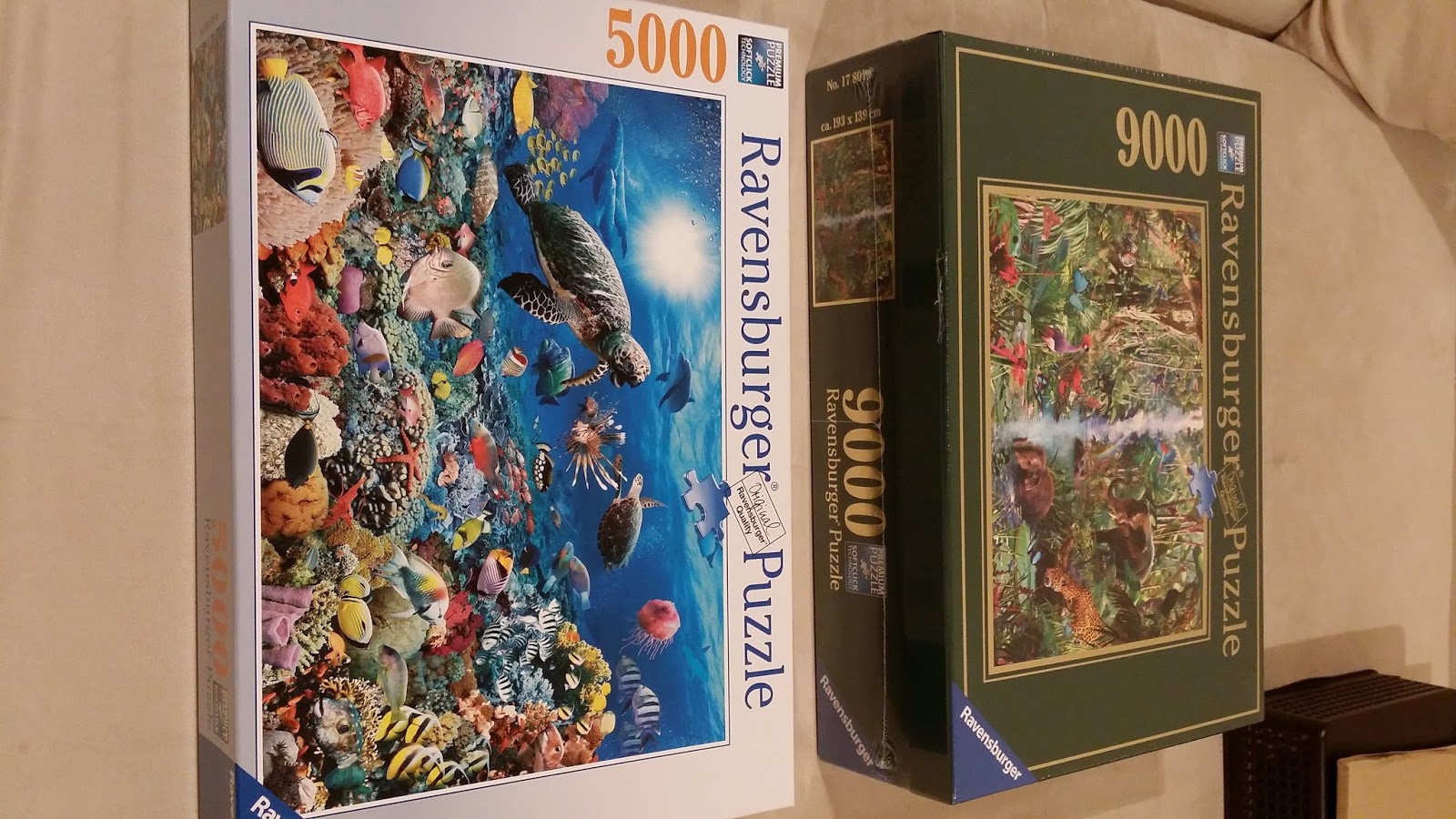 Let the fun begin: New challenge 5000 pieces puzzle
