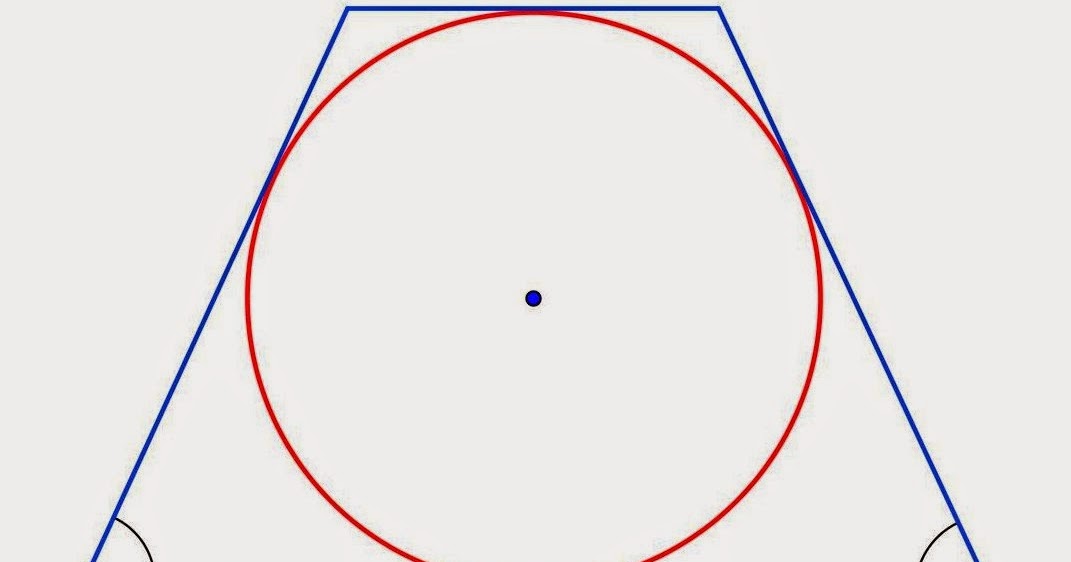 Math Principles: Circle Inscribed in a Trapezoid Problems