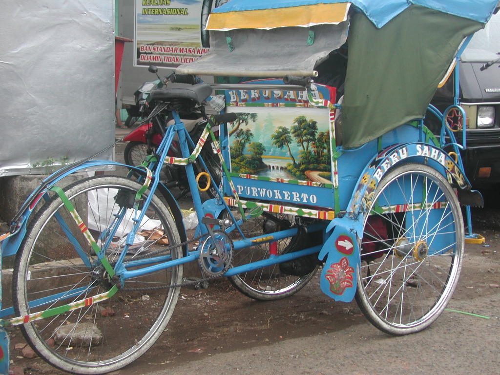 Gambar Transportasi : Becak