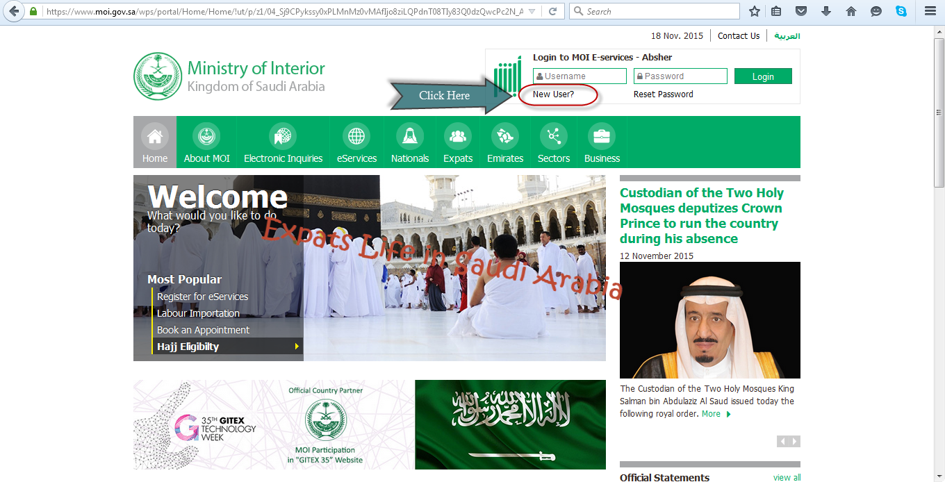 How to create Absher account or MOI Account ~ I Am Volunteer