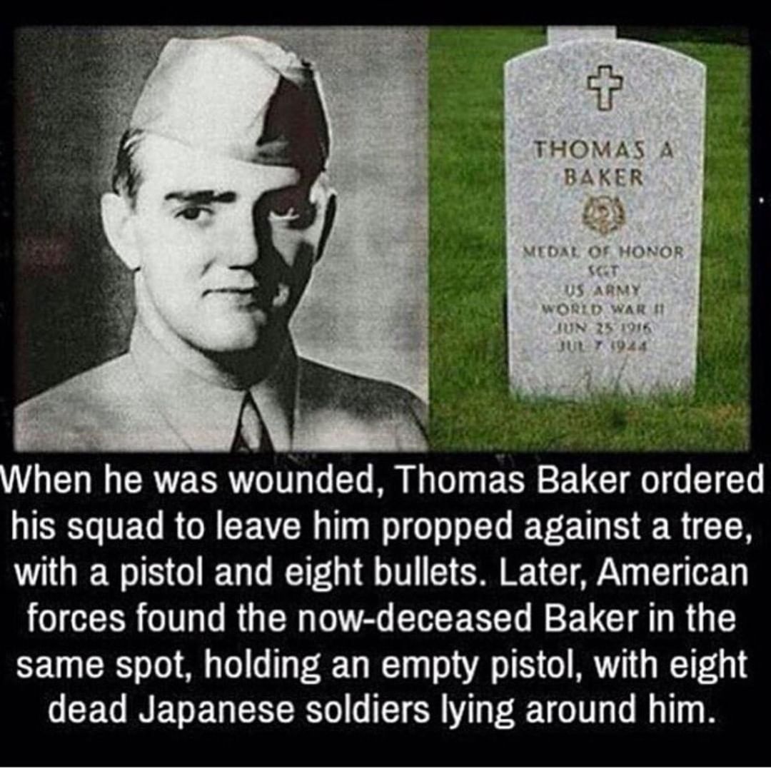 SNAFU!: Thomas Baker, Medal Of Honor Winner...One Bad Ass Soldier!