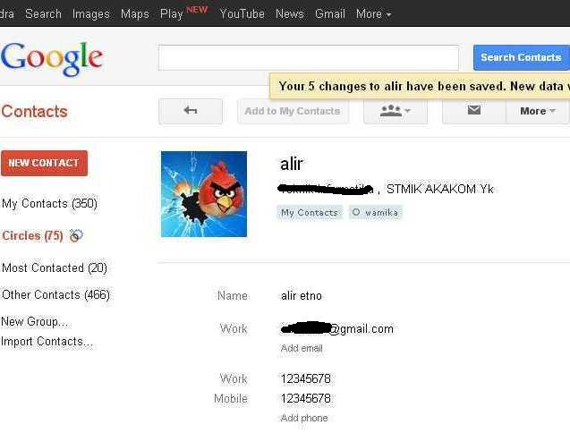 Google Contact – CandraLab Studio