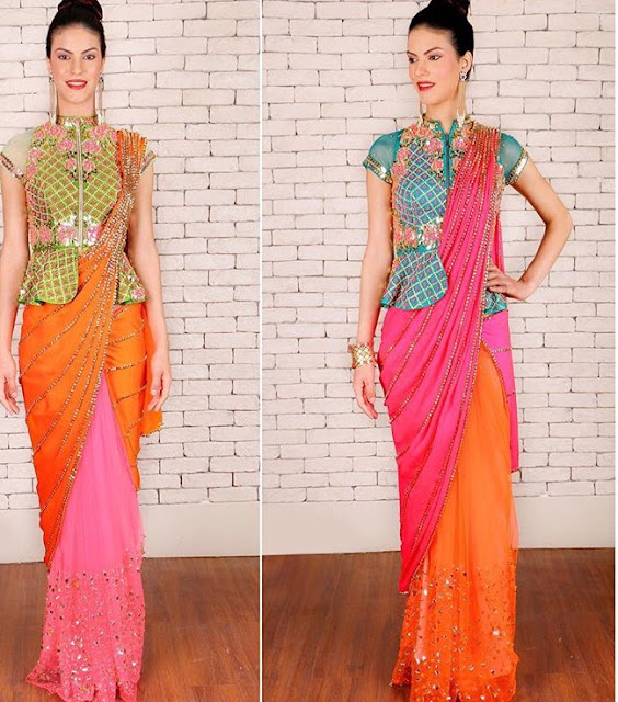 Understanding the Parts of the Designer Indian Sari - The Blouse ...