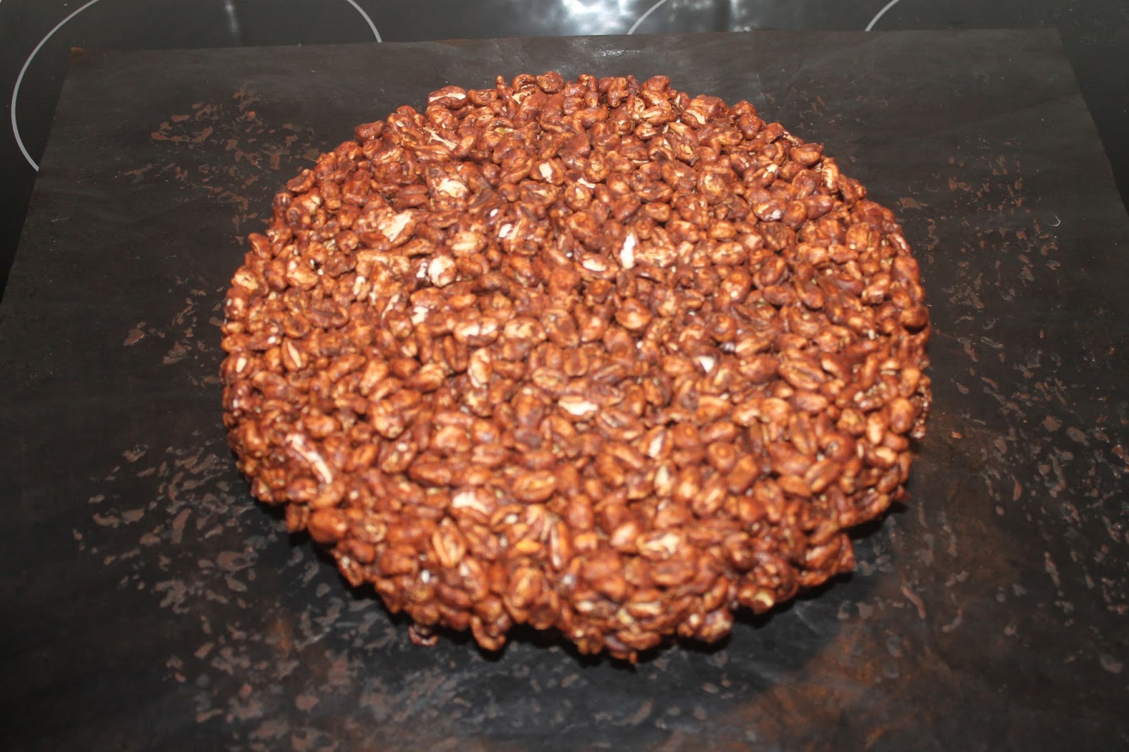 Receita #24 - Crocantes de trigo puff com chocolate