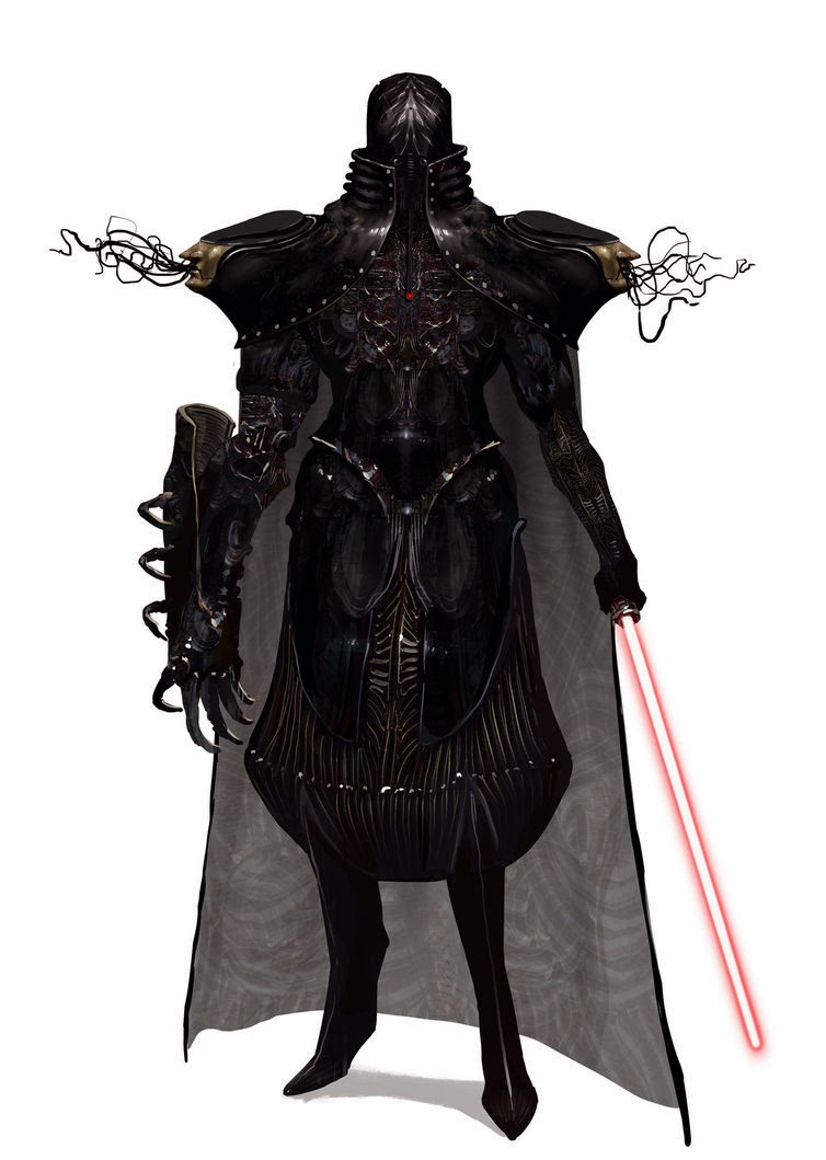 Seduced by the New...: Darth Vadar Concept Character Art