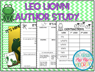 1st Grade Hip Hip Hooray!: Leo Lionni Author Study