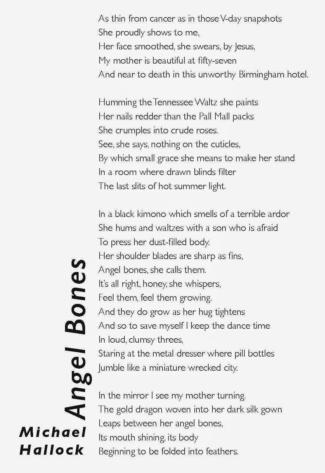 Architrave Press: "Angel Bones" by Michael Hallock