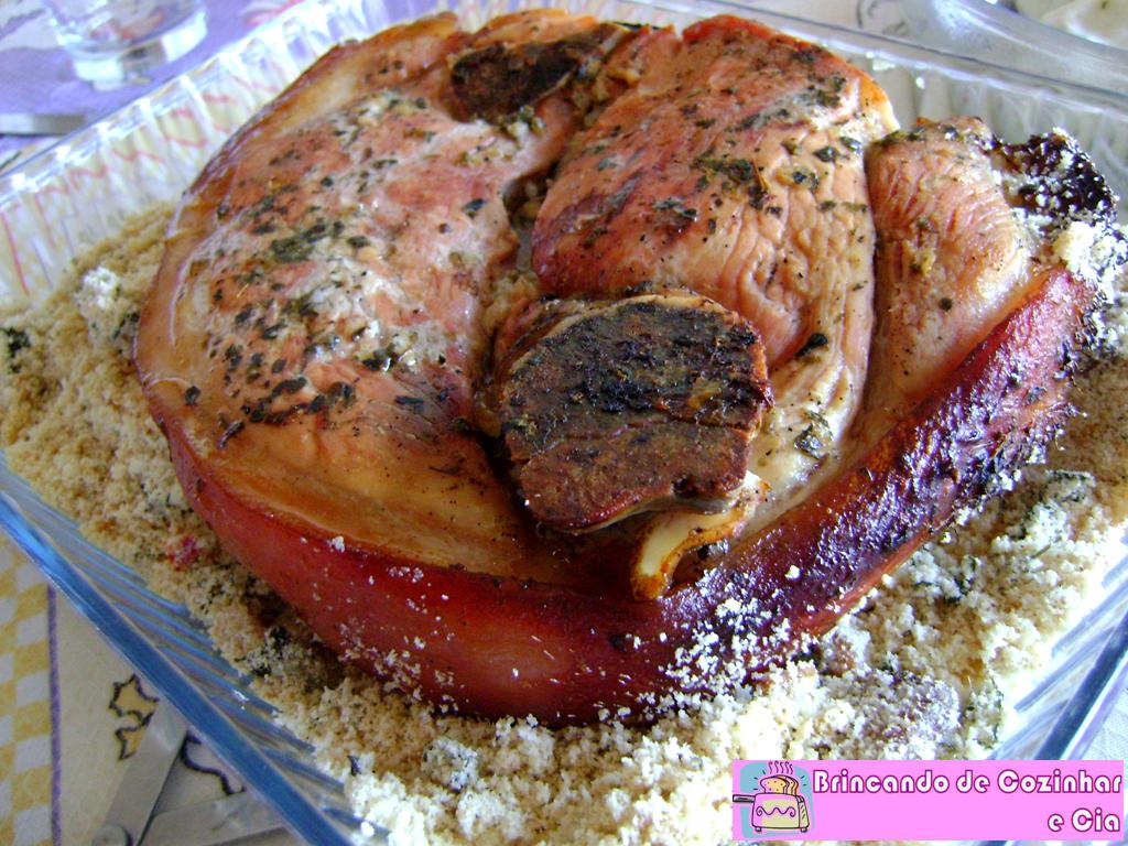 Brincando de Cozinhar e Cia: Pernil Assado