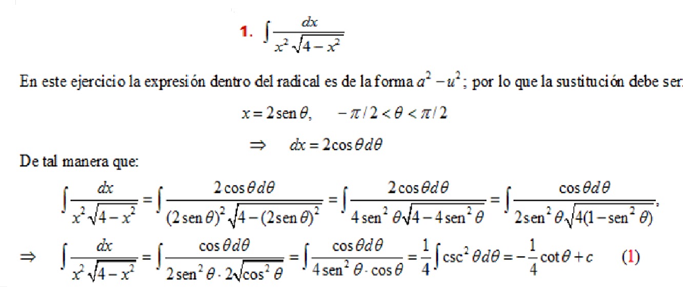 Integrales Indefinidas fáciles