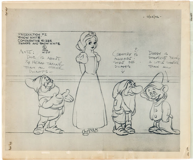 Filmic Light - Snow White Archive: Snow White Model Sheet Set