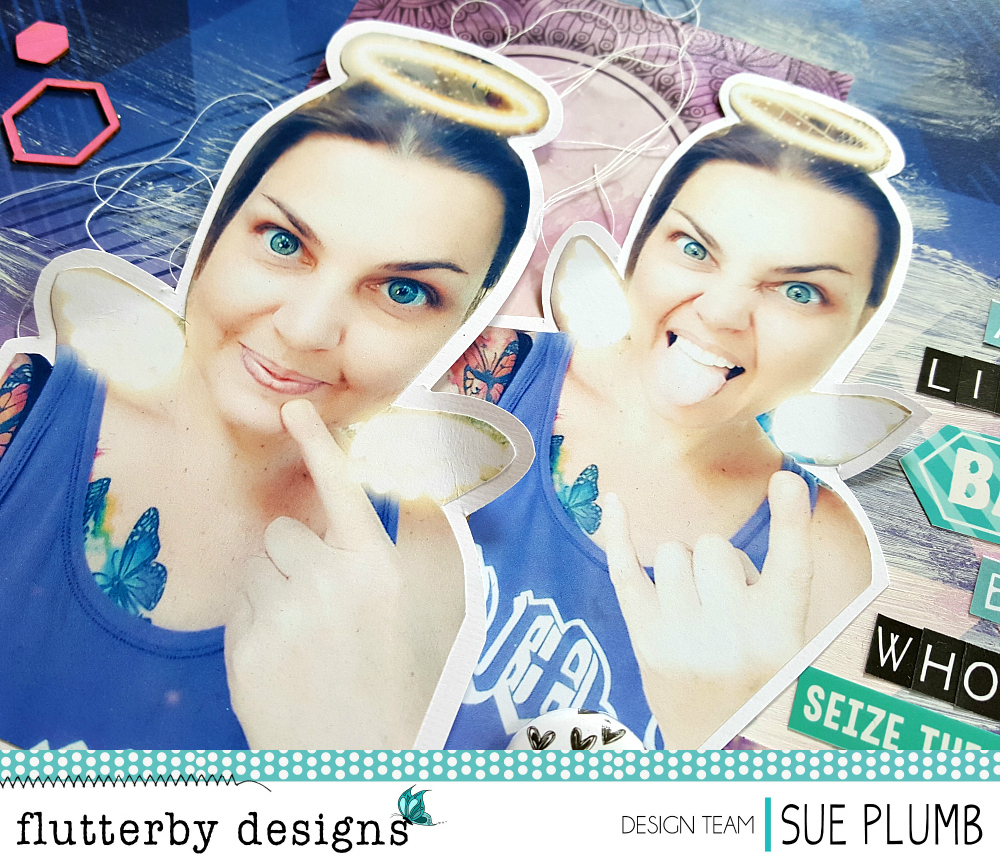 Sue Plumb Designs: Get Your Halo Dirty | Flutterby Designs