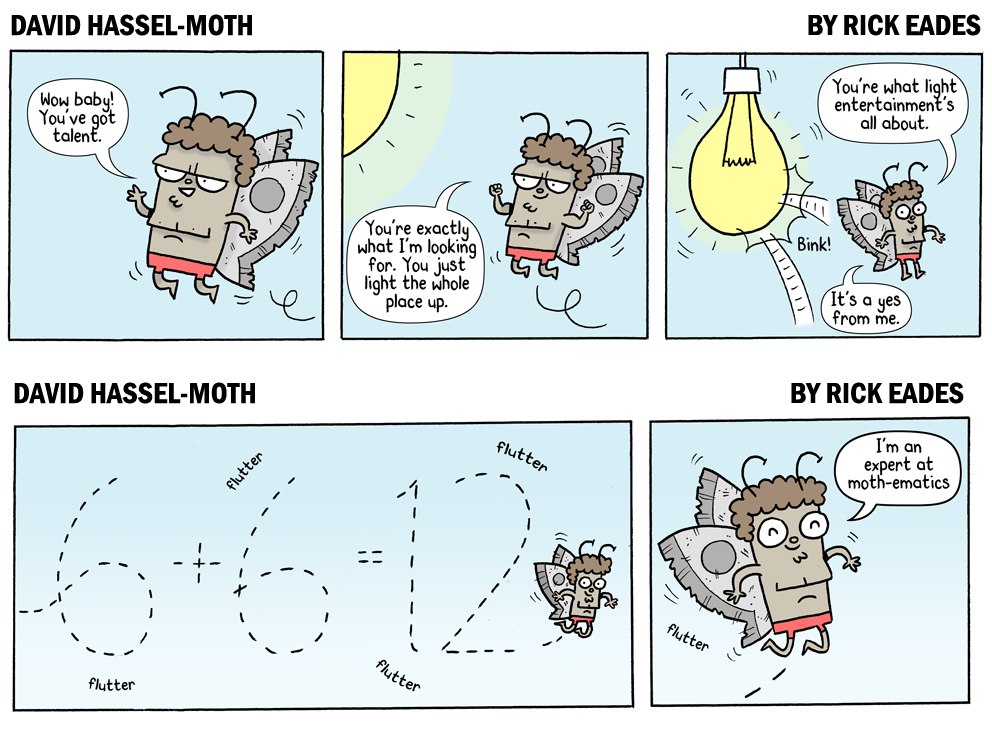 Klank! Comic: David Hassel-moth