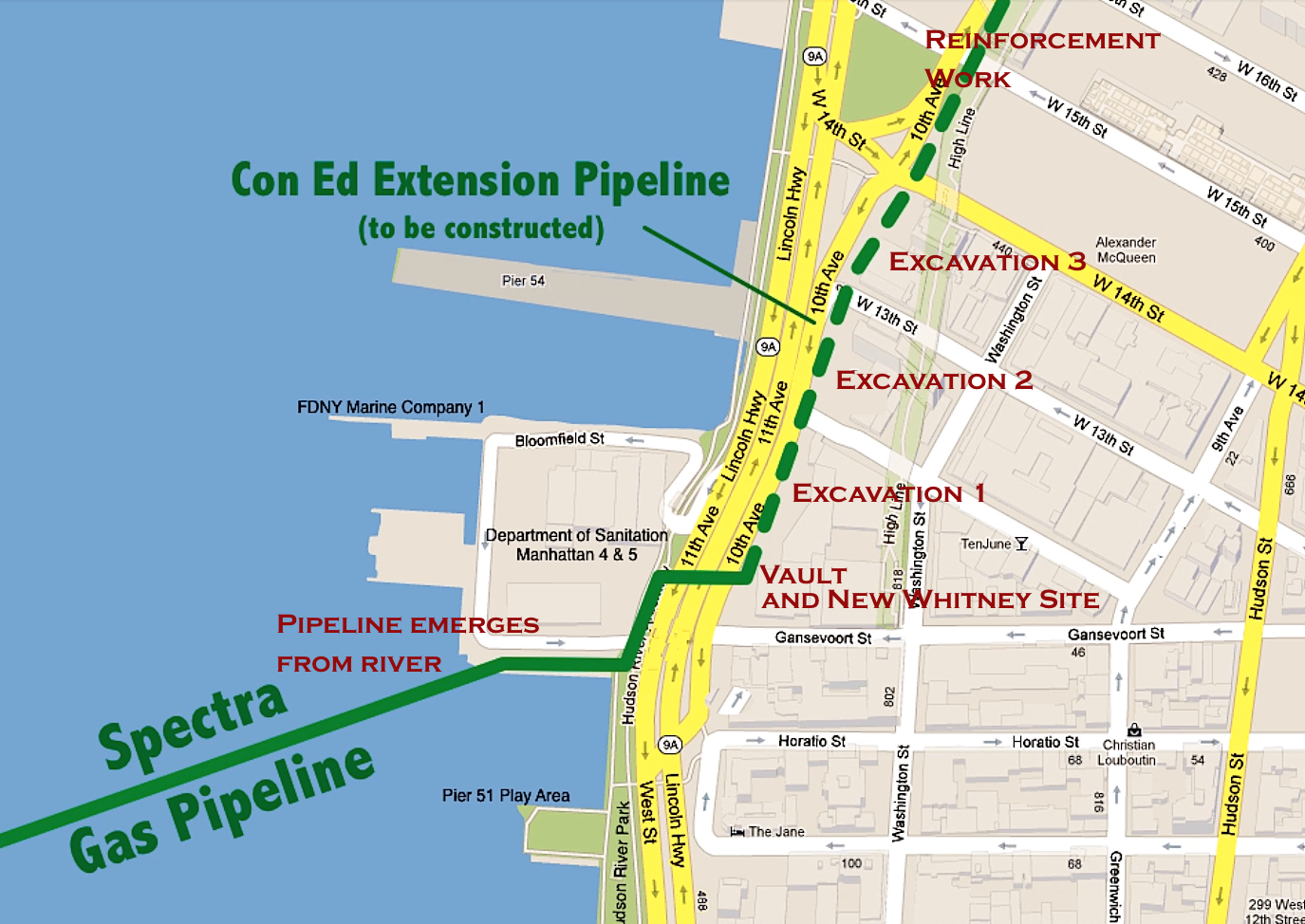 Occupy the Pipeline : Con Edison begins work on extension of Spectra ...