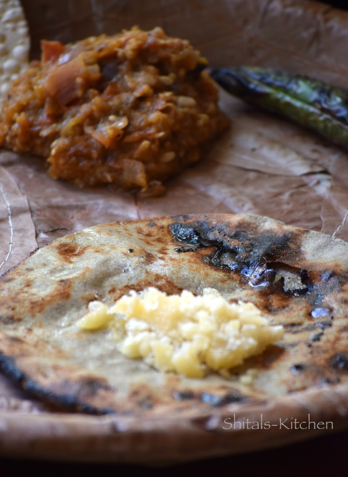 Shital's-Kitchen: Bajra Rotla: Millet Flat Bread