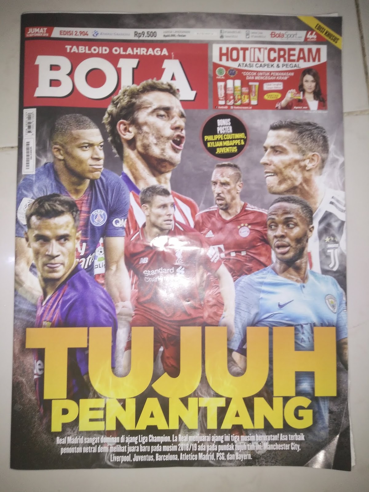 MY BLOG (Blog Ku): Tabloid Bola: Tujuh Penantang