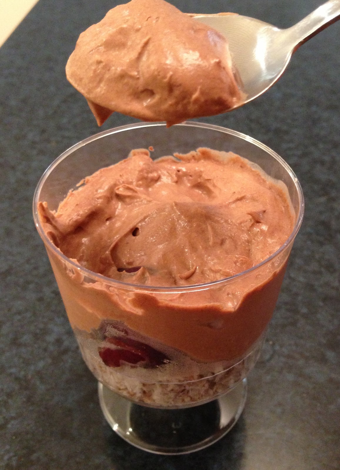 Additive Free Bites: Choc Cherry Mousse Cups