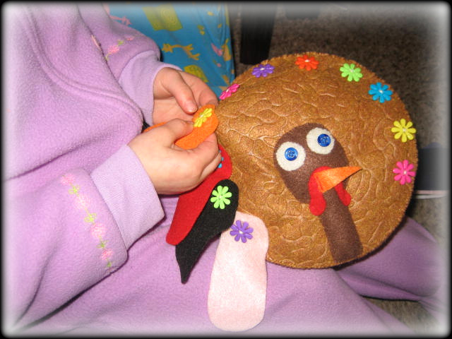 His Treasured Princess: Button Turkey Tutorial