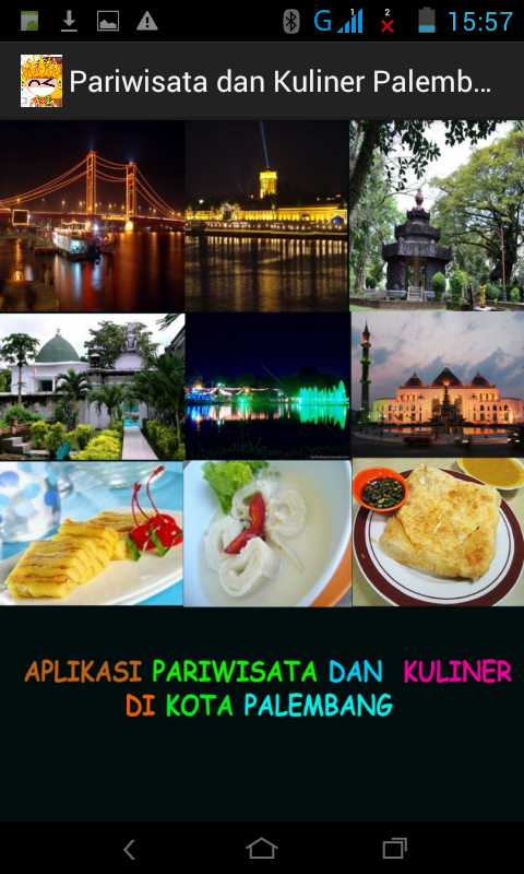 Mia Purwanti^^^: APLIKASI INFORMASI PARIWISATA DAN KULINER KOTA PALEMBANG
