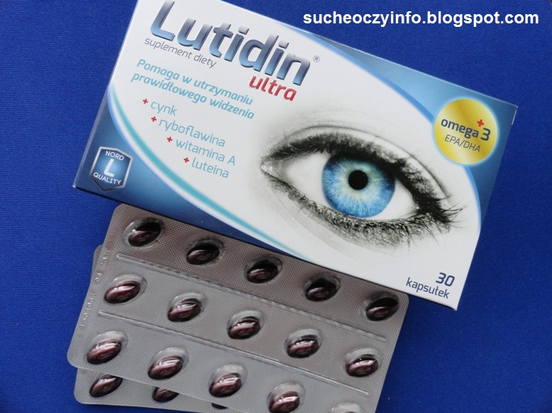 "Suche oczy" językiem pacjenta: Lutidin ultra - tabletki na oczy - recenzja