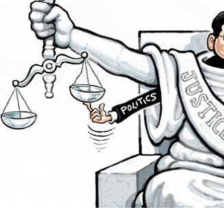 Justicia: Balanza inclinada