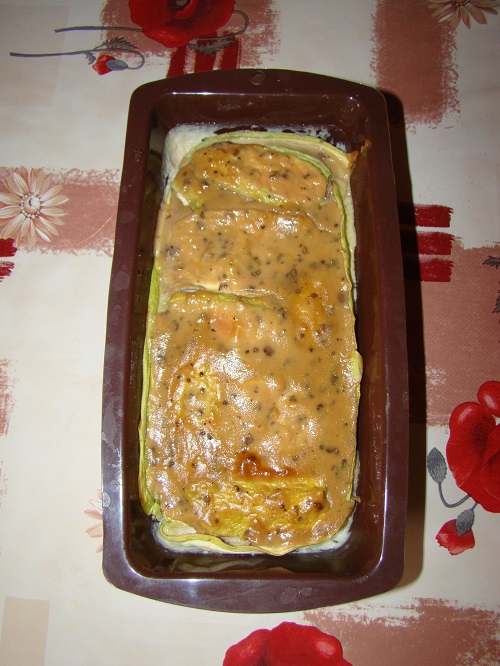 Cristina's world: Terina de dovlecel cu carne de pui