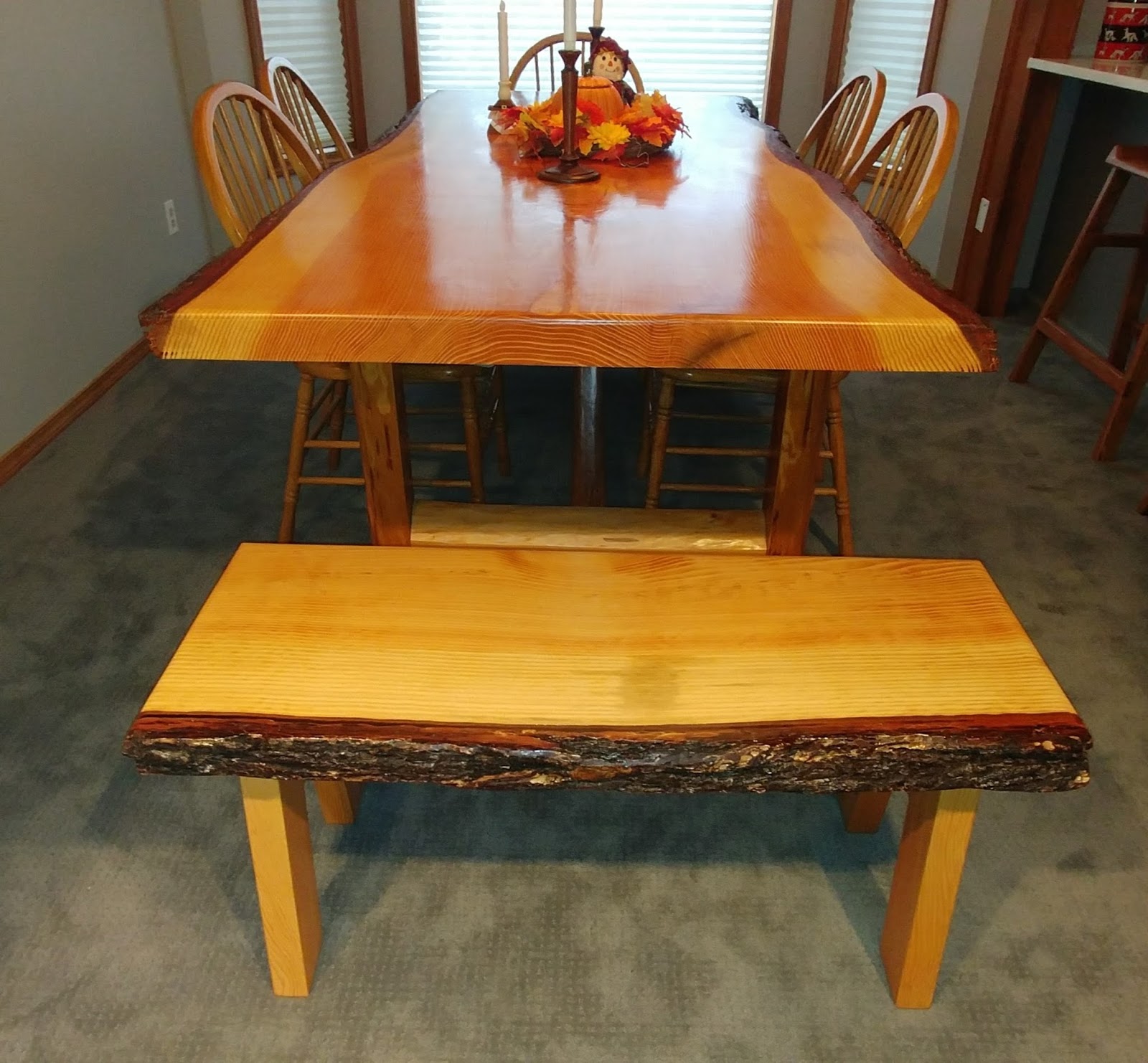 Oregon Woodworker by Andy Margeson: Slab bench II