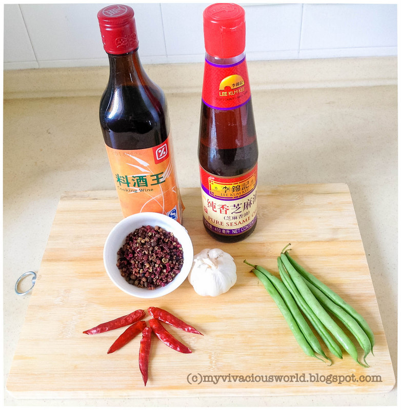 My Vivacious World Fried String Beans Sichuan Style