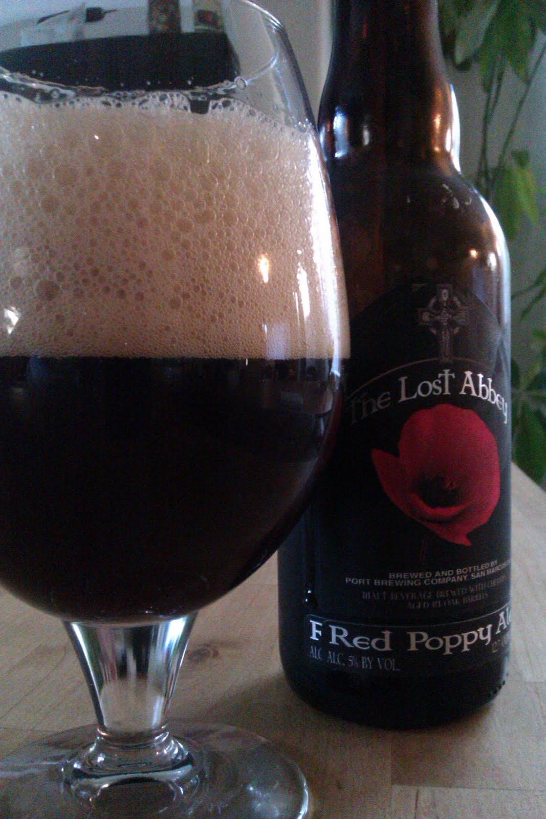 Brews Clues: The Lost Abbey, Red Poppy Ale