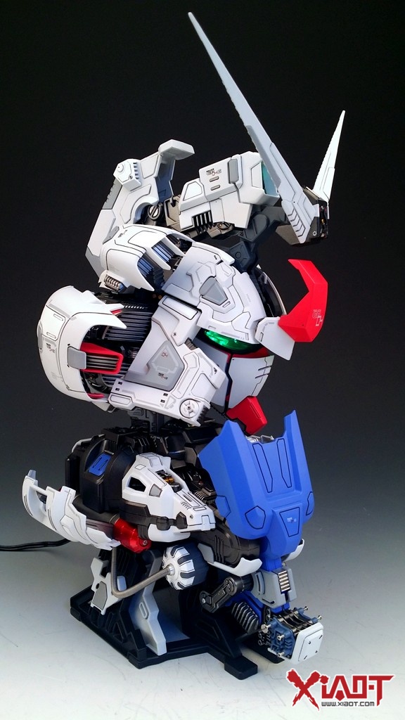 Custom Build: 1/20 Gundam GP04 Gerbera Head Display + LED "Detailed"