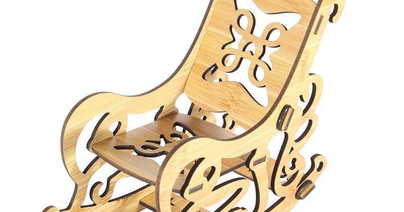 puzzle 3d kids chair | marquetrydesigns