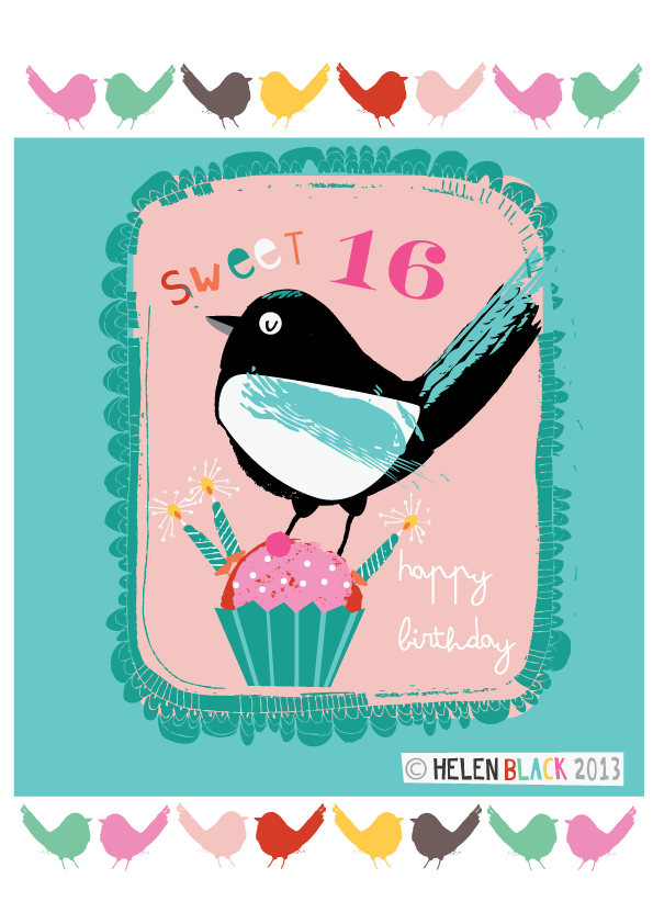 Helen Black Designs: Happy Birthday MAGPIE