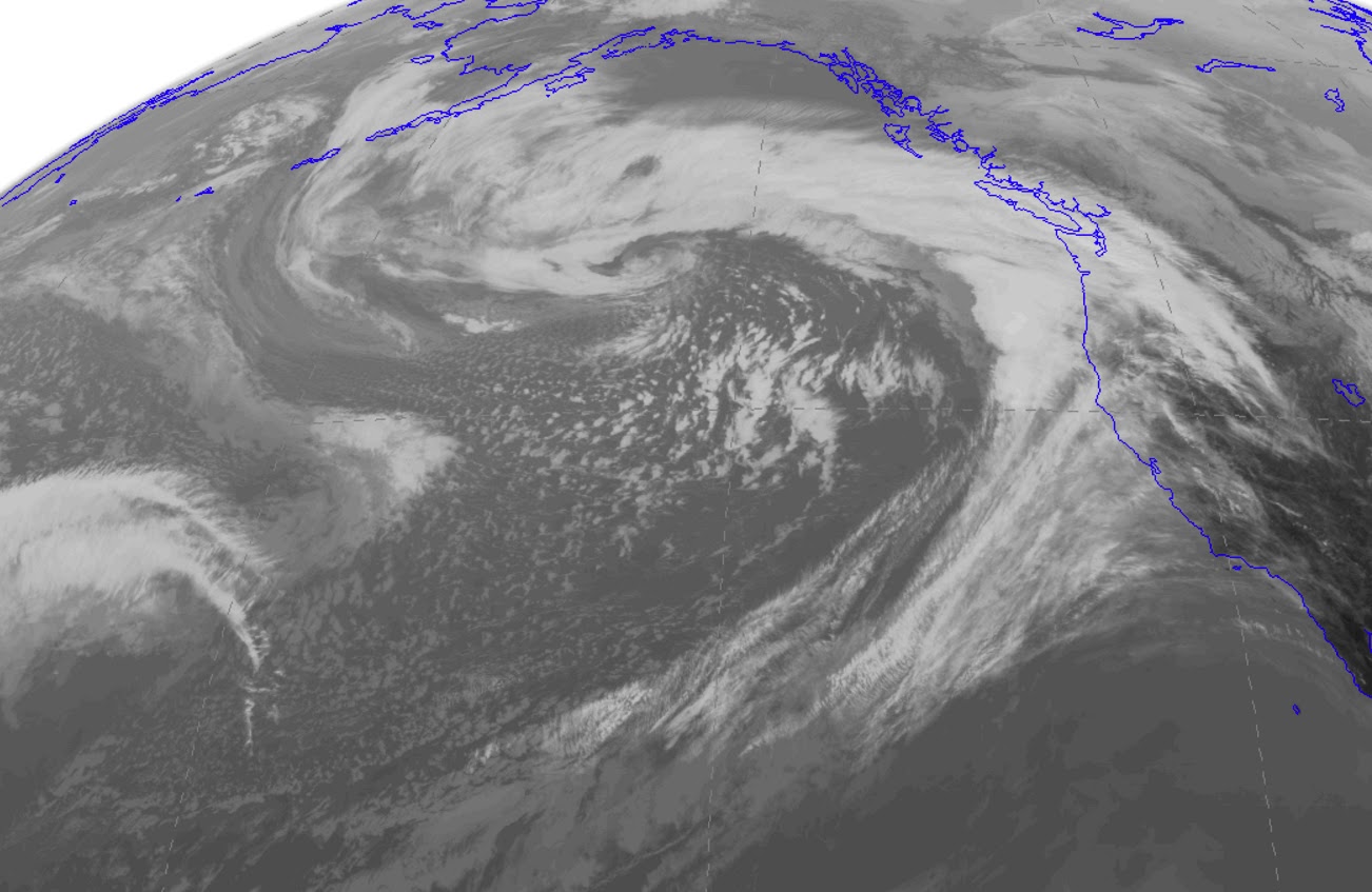 Cliff Mass Weather Blog: Comma Clouds Hit the Pacific Northwest
