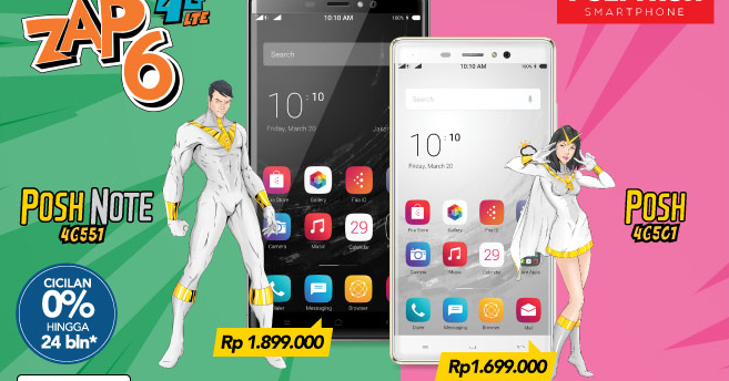 Polytron Luncurkan Ponsel Android ZAP 6 Posh & Posh Note