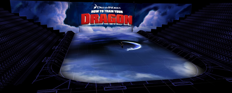 Arena show projections and VIP tour ~ Berk's Grapevine