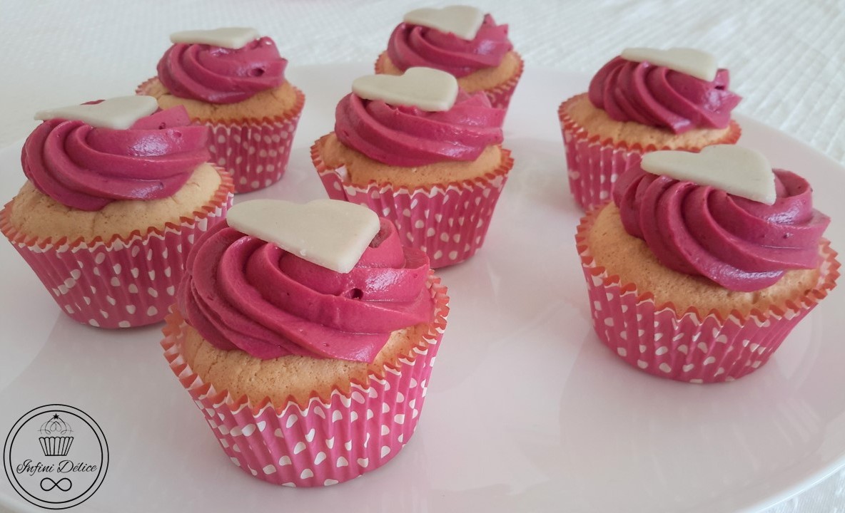 Infini Délice: Cupcakes aux Fruits Rouges {Spécial St Valentin}