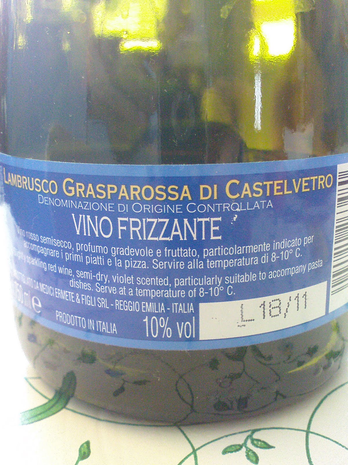 WINE IN SWEDEN: TN : Lambrusco Grasparossa di Castelvetro 2009, Vino ...