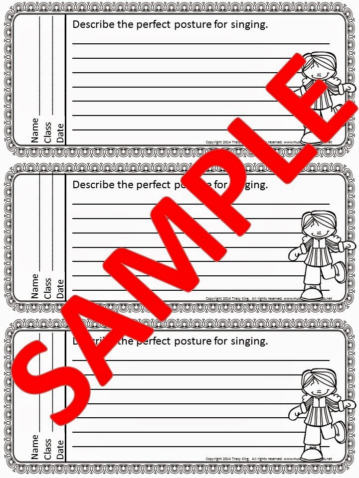 Mrs. King's Music Class: Introduction to Exit Tickets