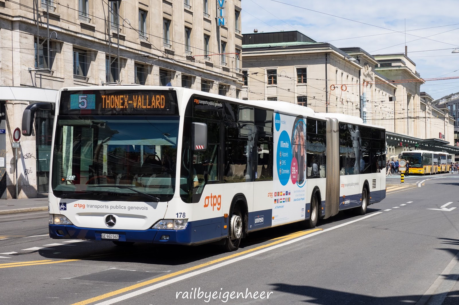 ÖFFENTLICHER VERKEHR: TPG Bus Mercedes Citaro EVOBus O530G 178 ...