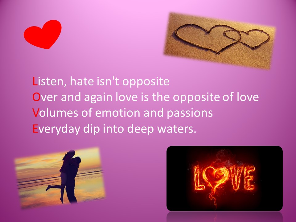 Love Life - Module 1: Acrostichons