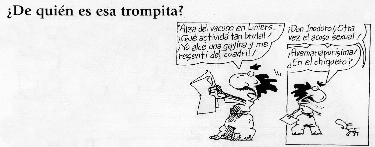 Sonrisas Argentinas : La "cocina" de Inodoro Pereyra (IV, nunca es ...