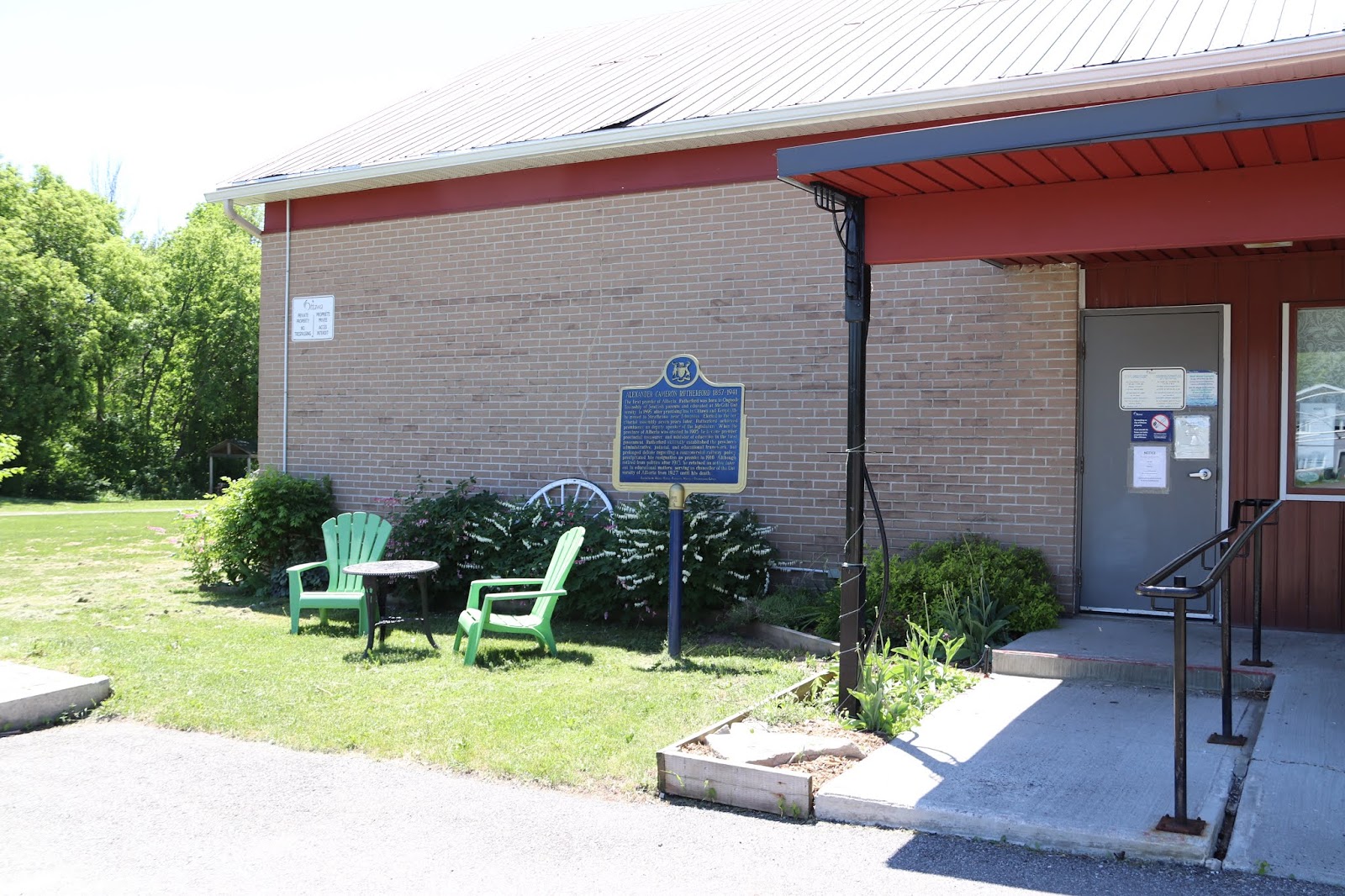 Memorials in Ottawa: Alexander Cameron Rutherford Plaque