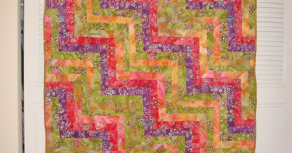 Little Bunny Quilts: Finished Stair Step Quilt