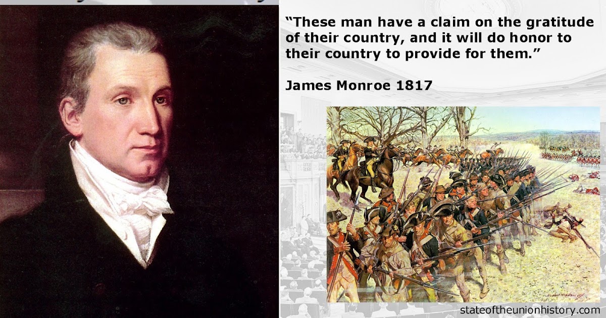 State of the Union History: 1817 James Monroe - Pensions for ...