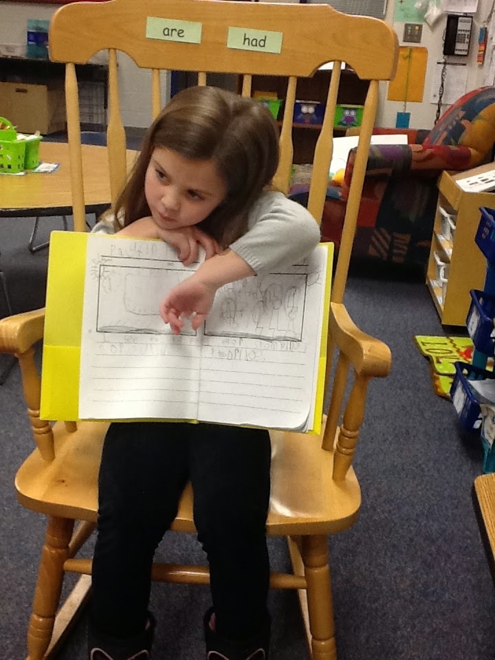 Mrs. Bayley's Kindergarten Kids: Writing: Author's Chair