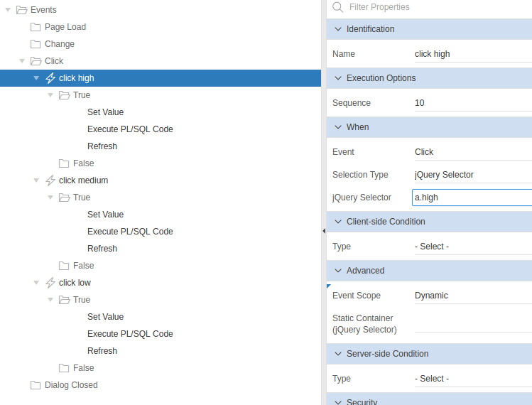 Grassroots Oracle Pseudo Radiogroup In Apex Report
