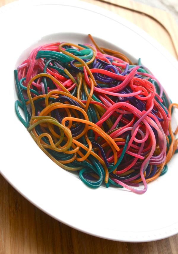 The Color Issue: DIY Colorful Spaghetti
