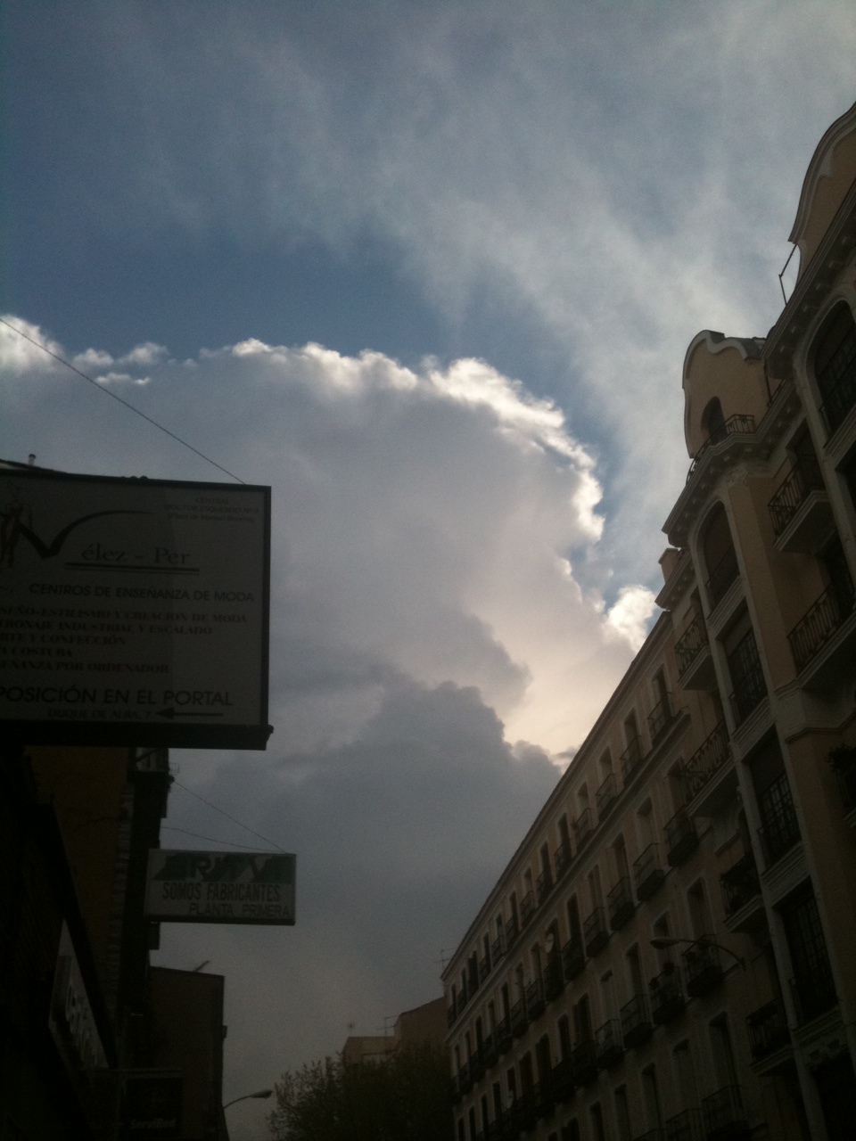 Las nubes: Cumulonimbos