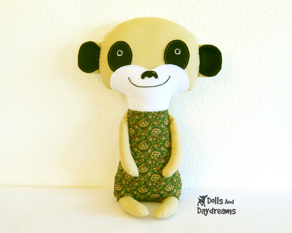 * Dolls And Daydreams - Doll And Softie PDF Sewing Patterns: Meerkat ...